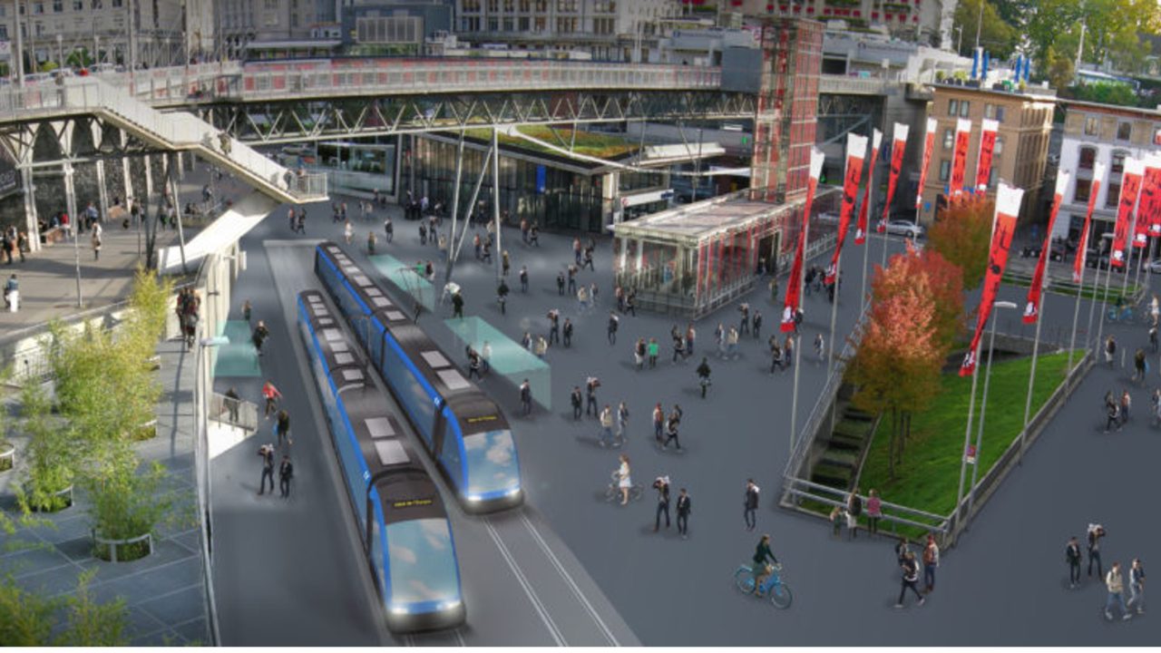 Tramlink for the new tram line in Lausanne - Sustainable Bus