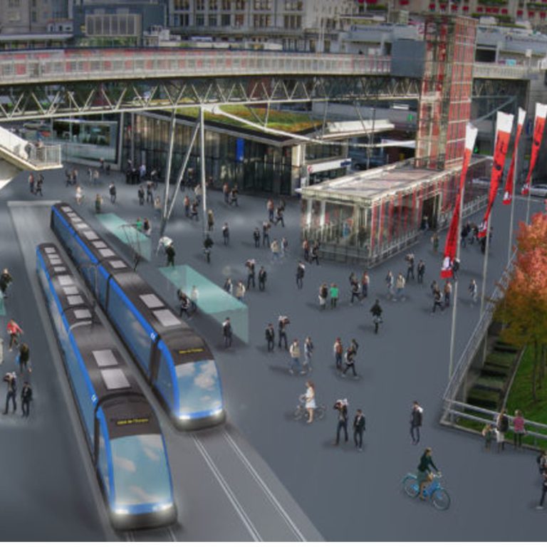 Tramlink for the new tram line in Lausanne - Sustainable Bus