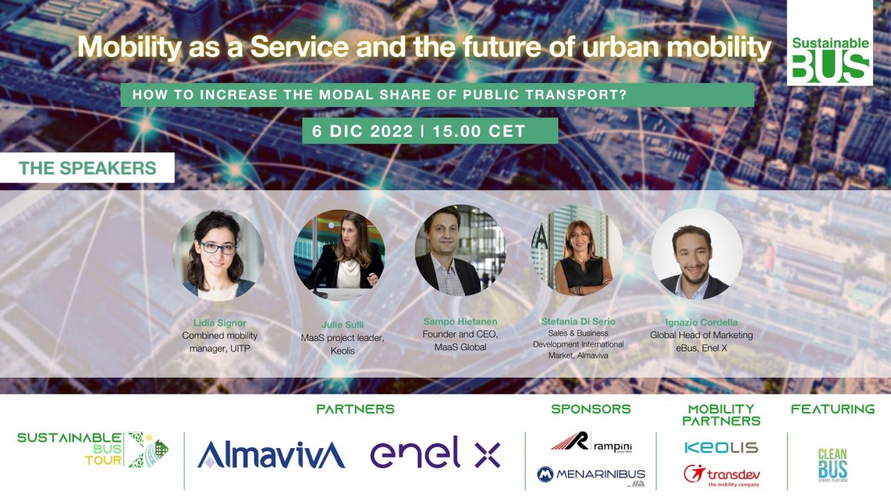 *REPLAY AVAILABLE* for the webinar "MaaS and the future of urban mobility" broadcasted on ...