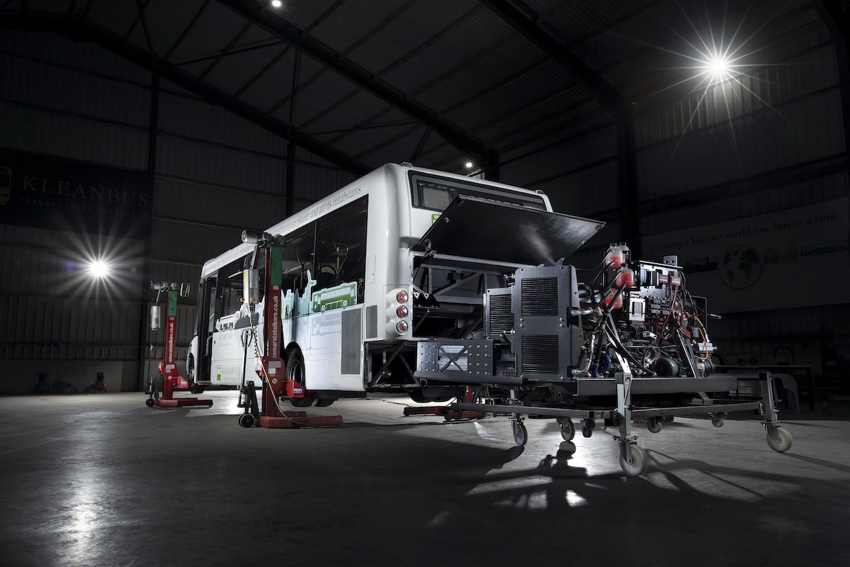Retrofit, Kleanbus completes construction of first repowered bus