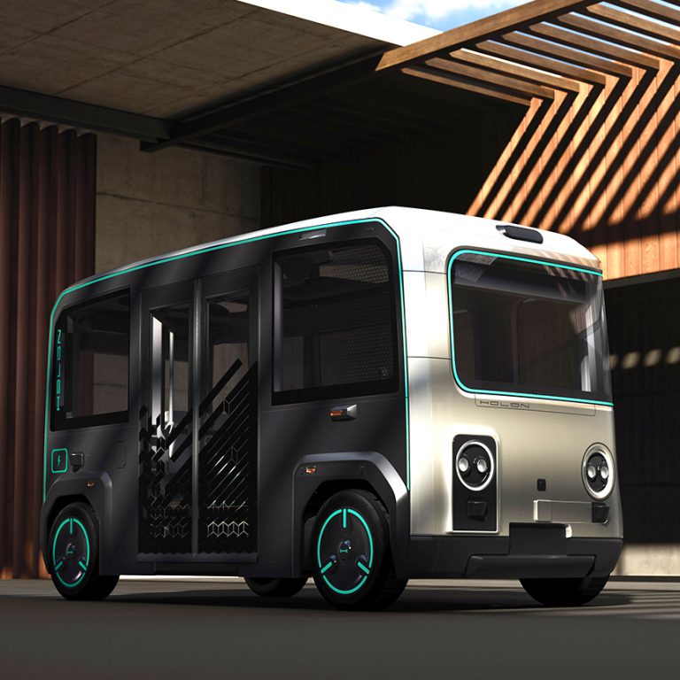 The autonomous mover by Benteler Holon carries the signatures of ...