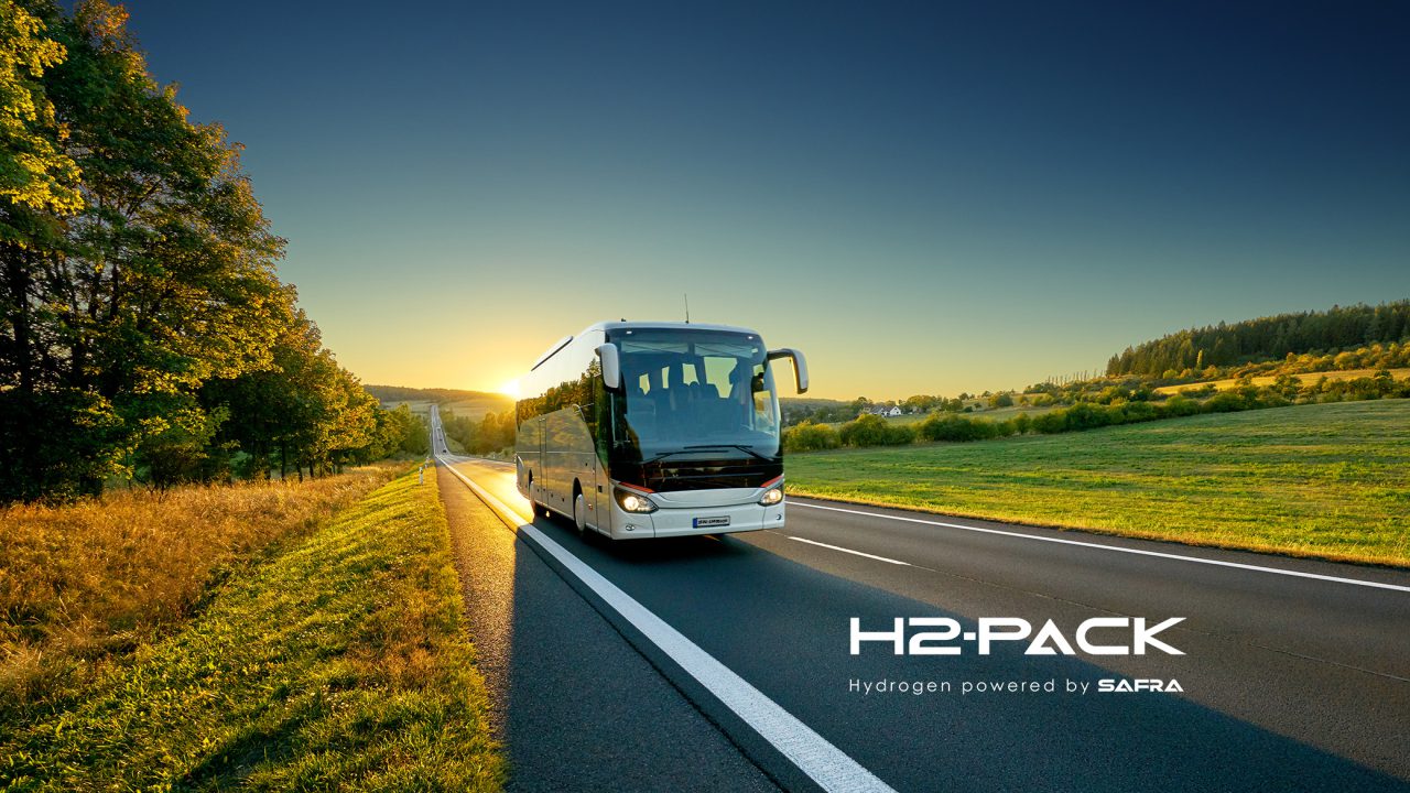 Soon to be approved Safra's first hydrogen retrofit kit - Sustainable Bus