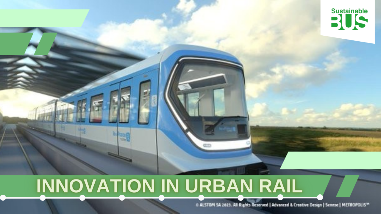 Presented the new metro for Paris Line 18 - Sustainable Bus