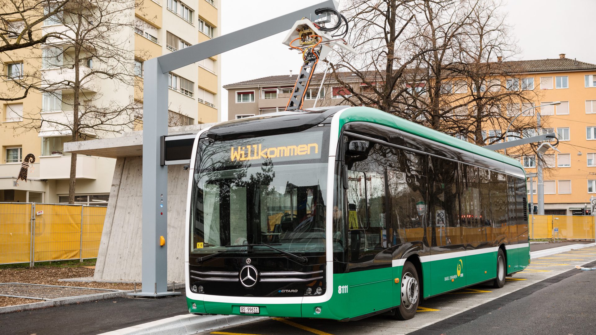 Fast charging station built in Basel on the way to full electrification ...