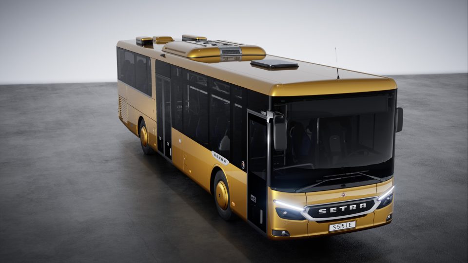 Daimler Buses launches new series Setra MultiClass 500 LE. With weight ...