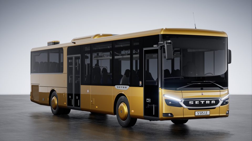 Daimler Buses launches new series Setra MultiClass 500 LE. With weight ...