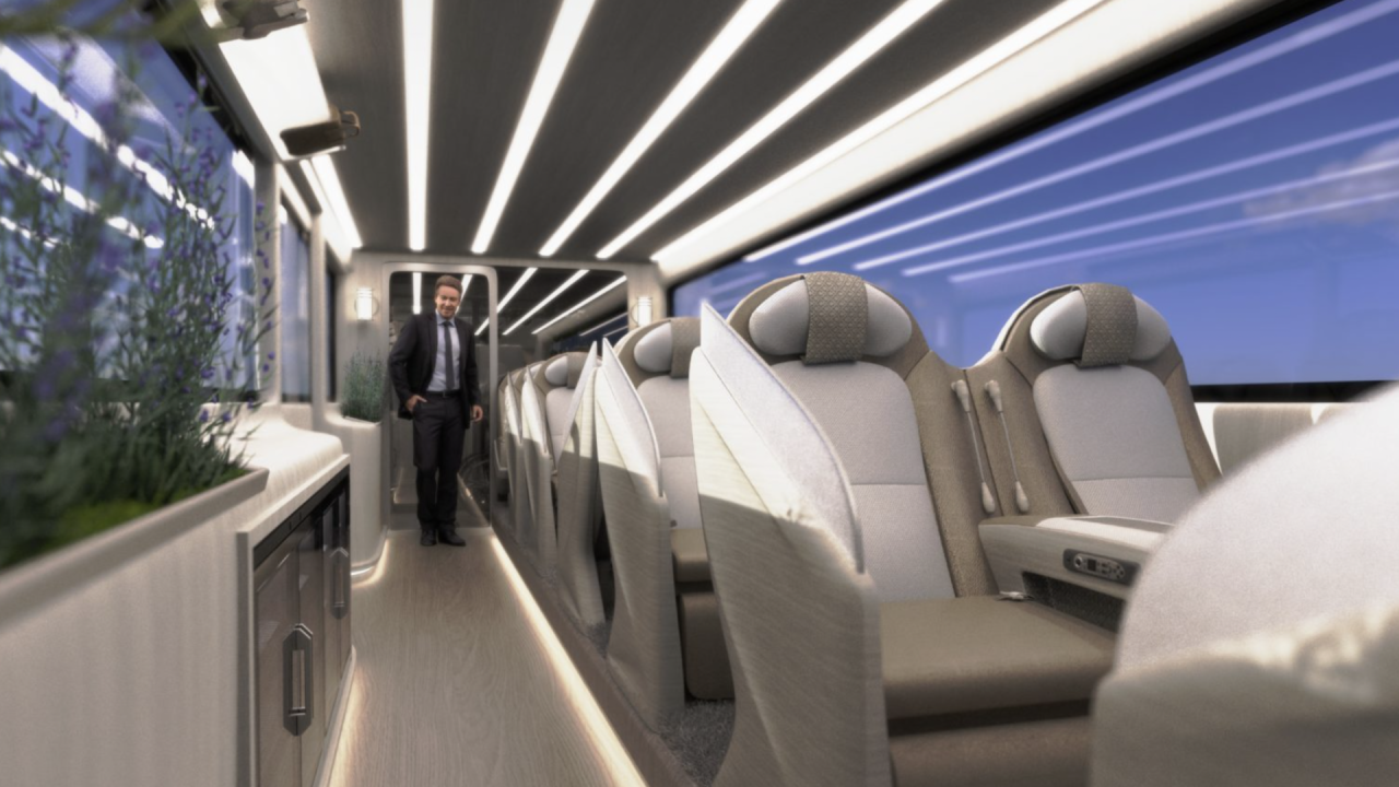 The French start-up and the H2 coach concept that carries cars with ...