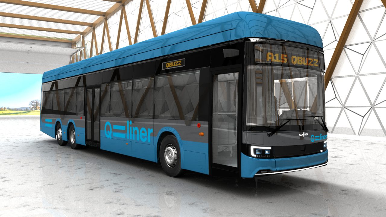 Qbuzz intercity operations go electric: Van Hool will deliver 54 15-meter e-buses