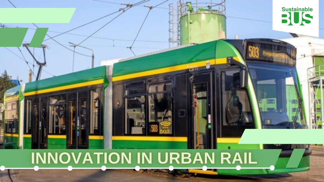 The first "Combino" streetcar returns to Poznan after its modernization