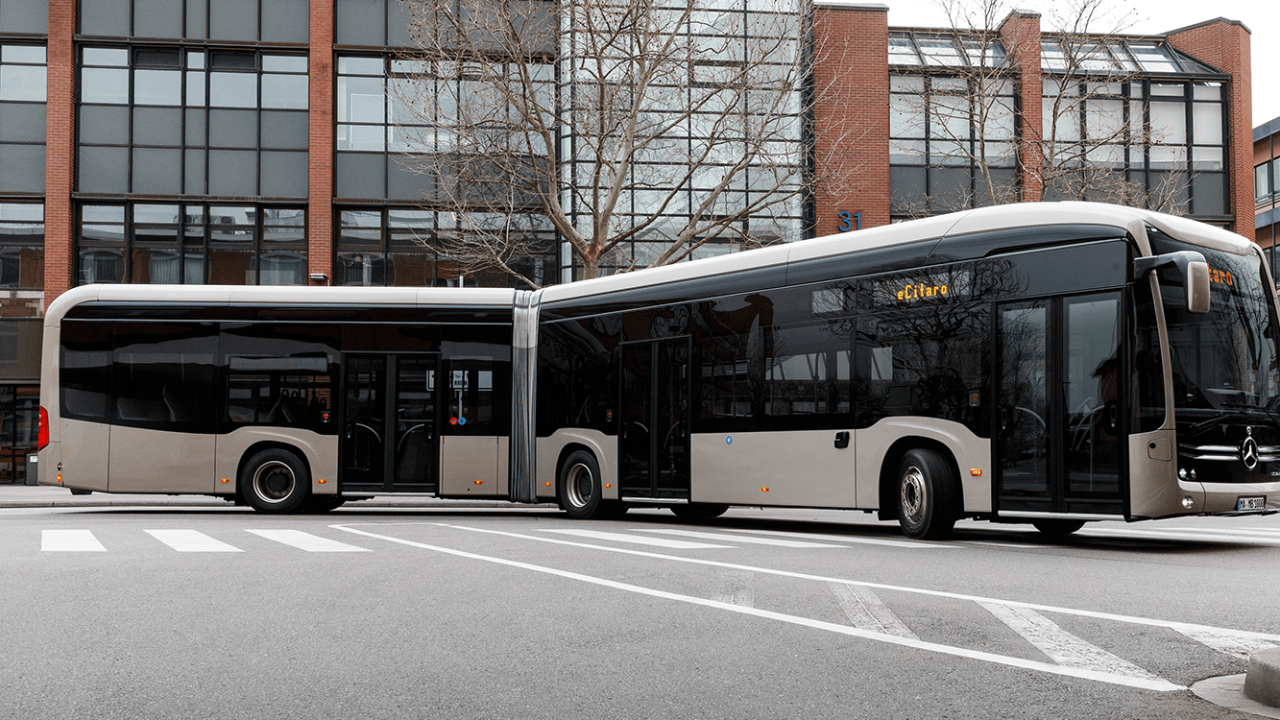 STIB Brussels has awarded an order for 70 articulated Mercedes eCitaro