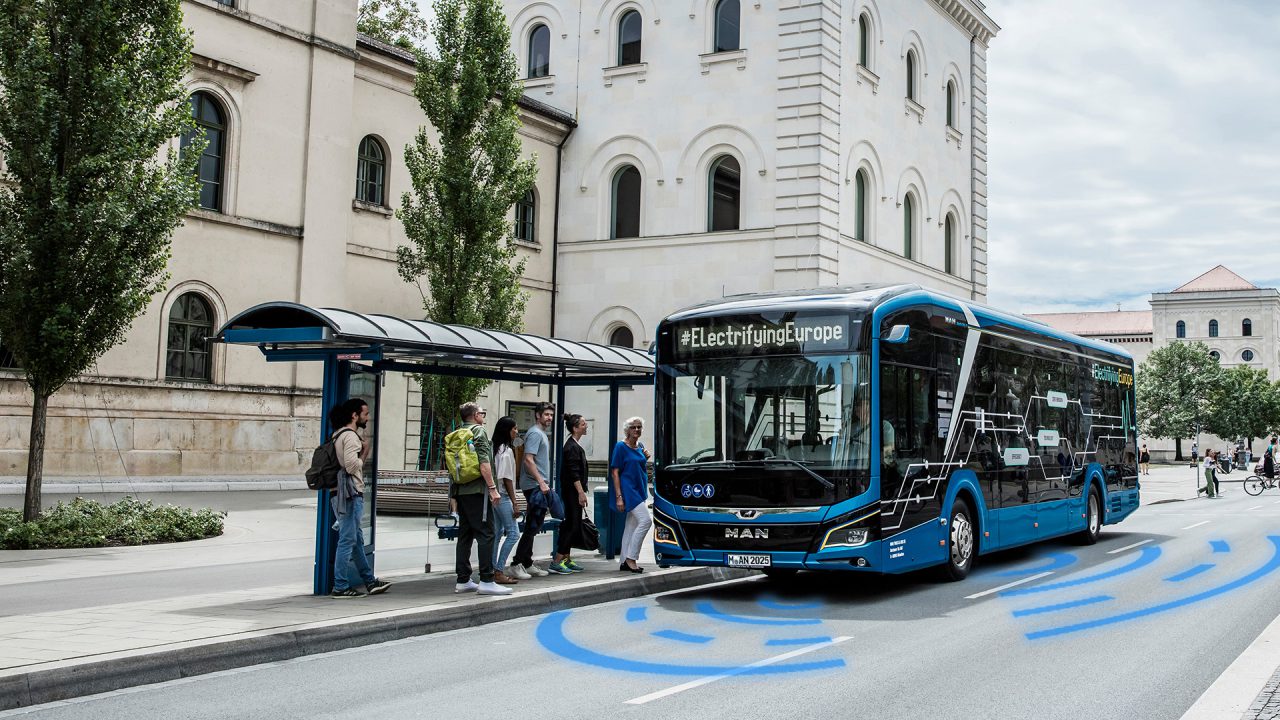 MAN automated bus in operation in Munich from 2025 onwards