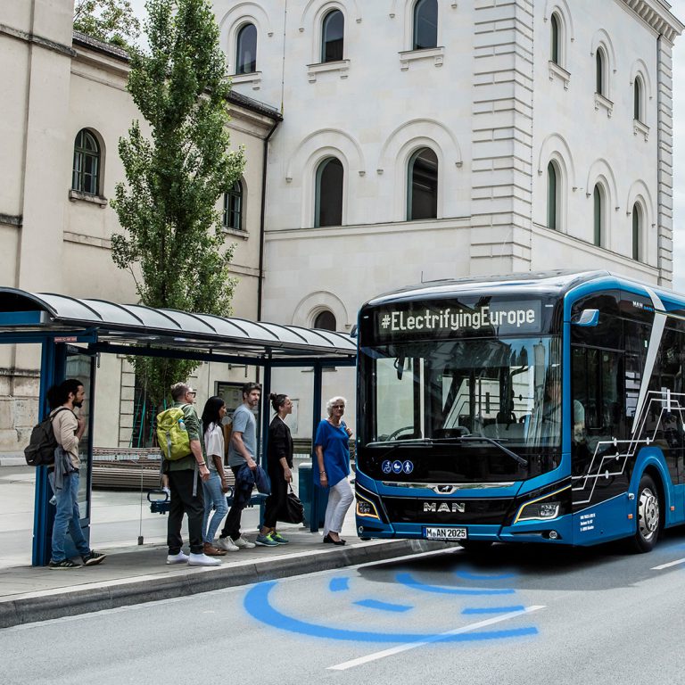 MAN automated bus in operation in Munich from 2025 onwards
