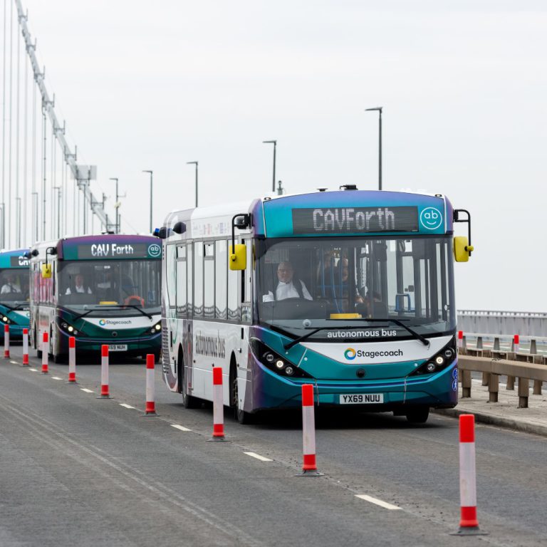CAVForth autonomous bus service launched in Scotland with Alexander ...