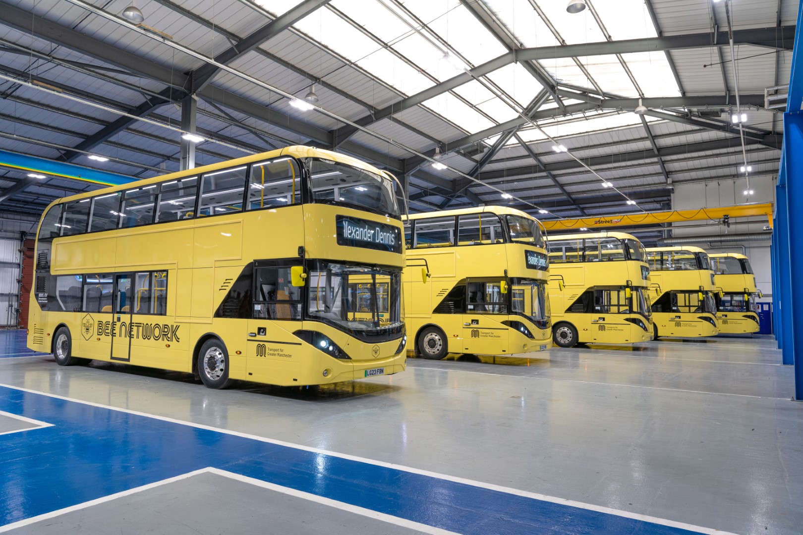 Alexander Dennis hands over first 5 electric Bee Network buses in ...