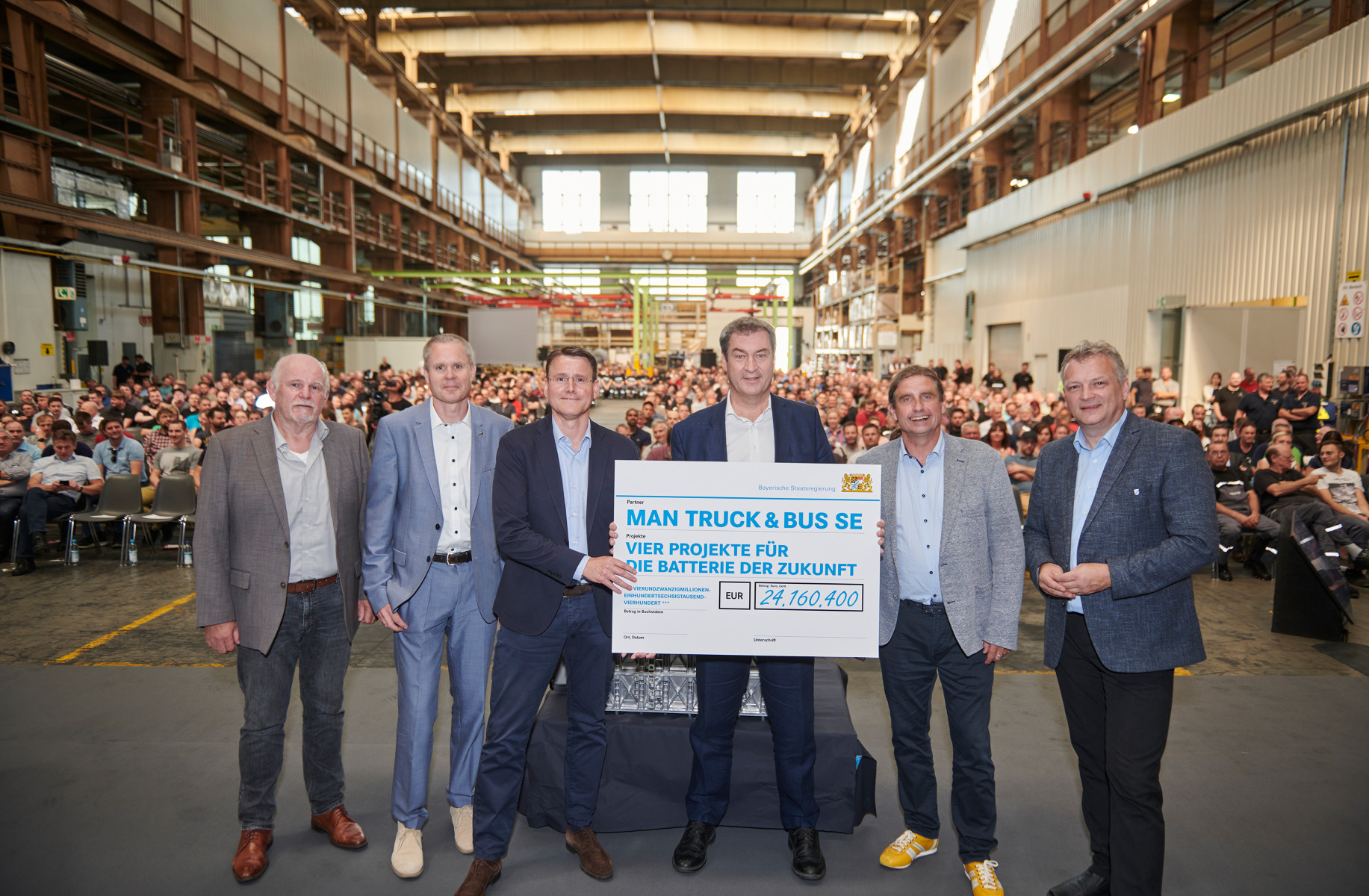 MAN Receives A State Grant Of 24 Million For The Nuremberg Battery Factory MAN Receives A State Grant Of 24 Million For The Nuremberg Battery Factory