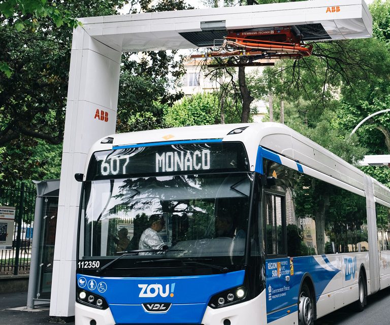 Transdev converted to e-mobility the busy Nice to Menton route Southern ...