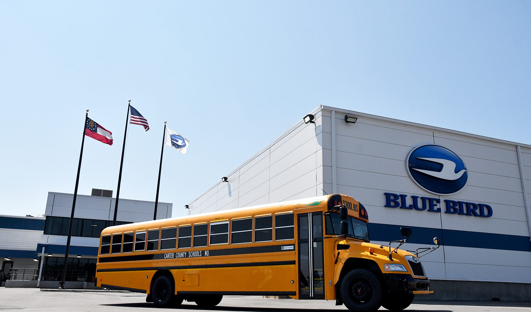 Blue Bird will unveil its next-generation Vision electric school bus at ...