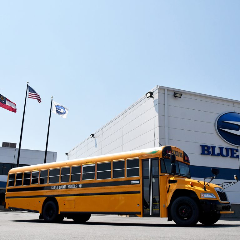 Blue Bird will unveil its next-generation Vision electric school bus at ...