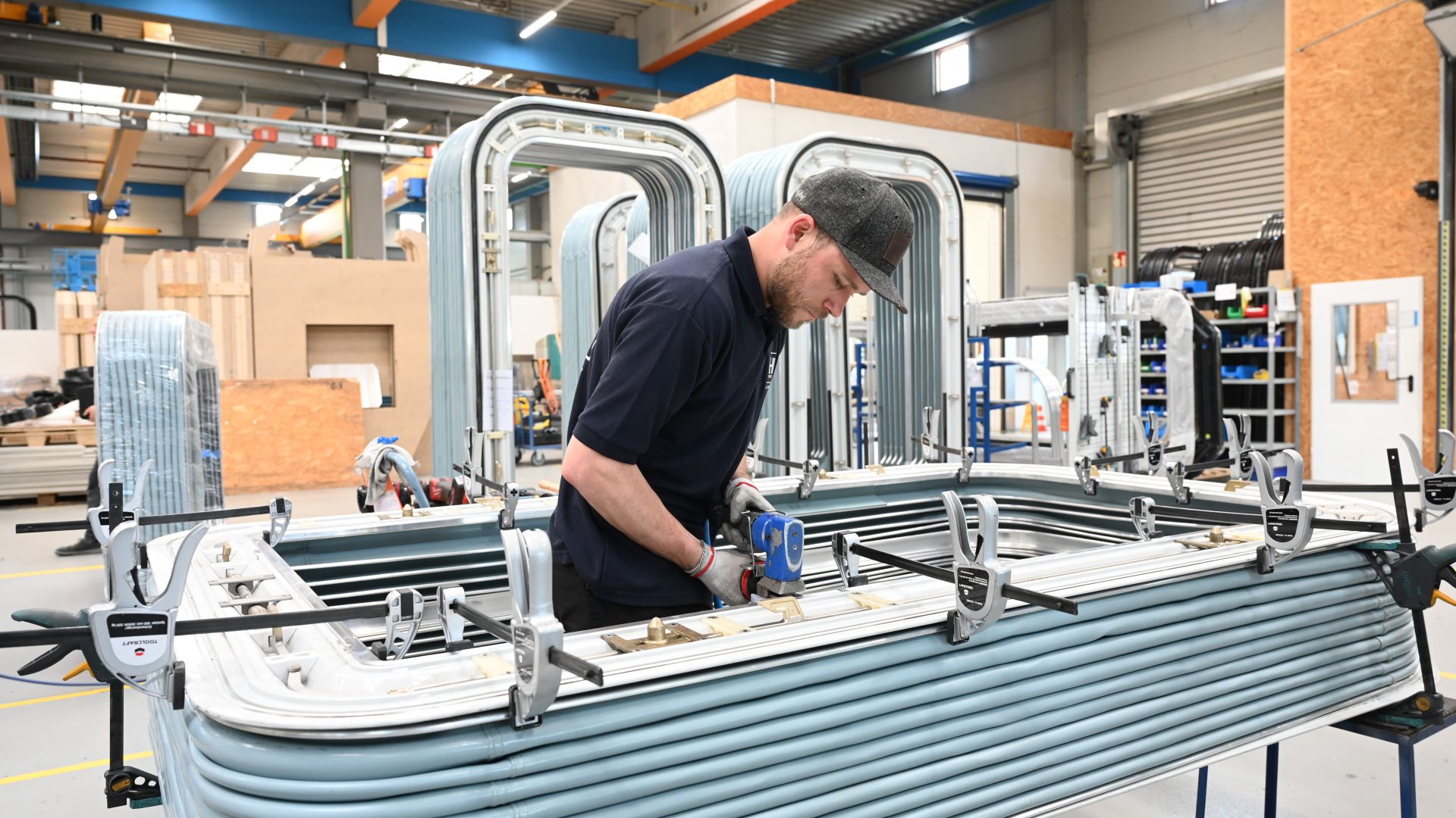 Deutsche Bahn's ICE 3 train fleet travels with renovated Hübner gangways