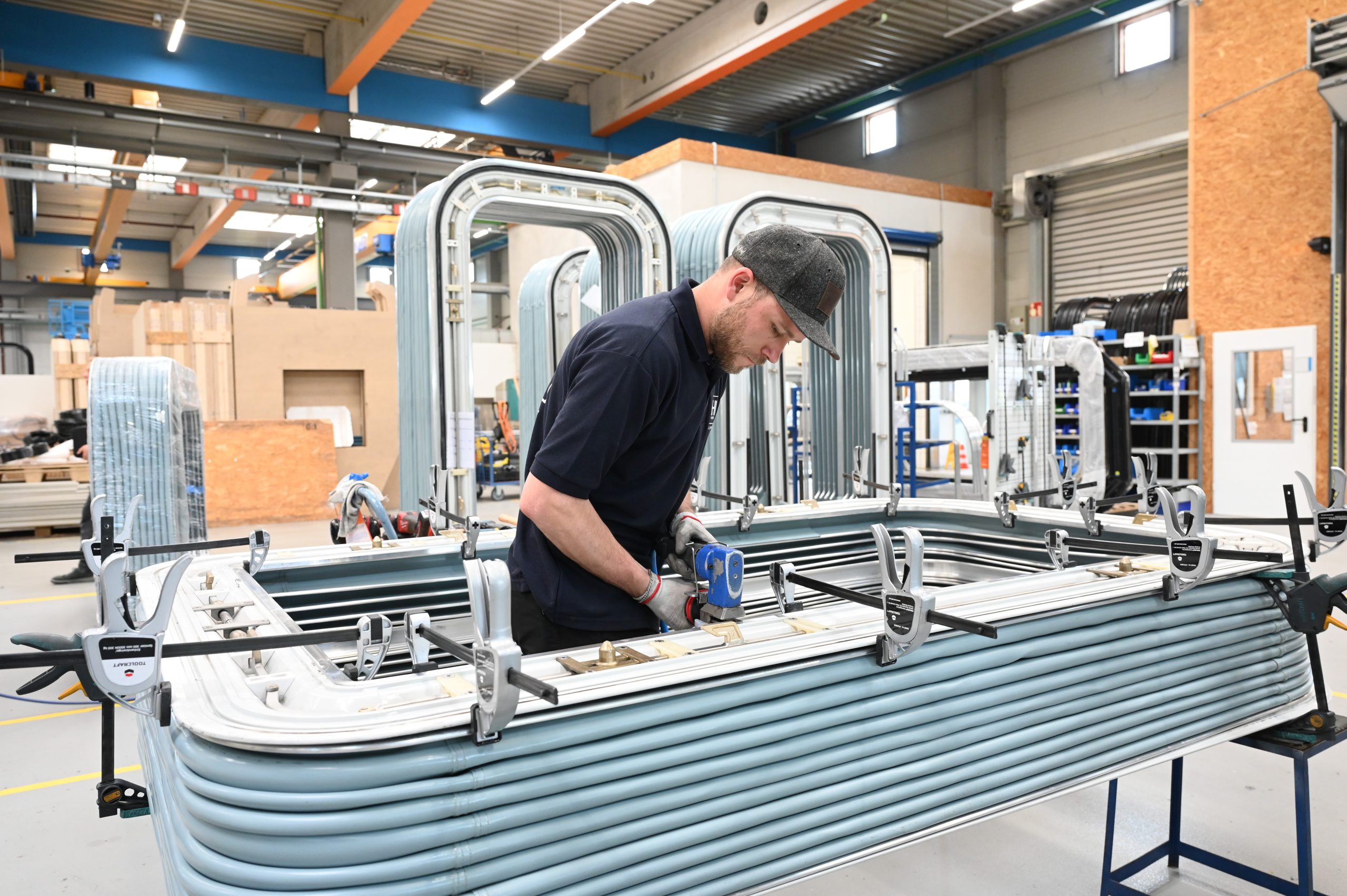 Deutsche Bahn's ICE 3 train fleet travels with renovated Hübner gangways