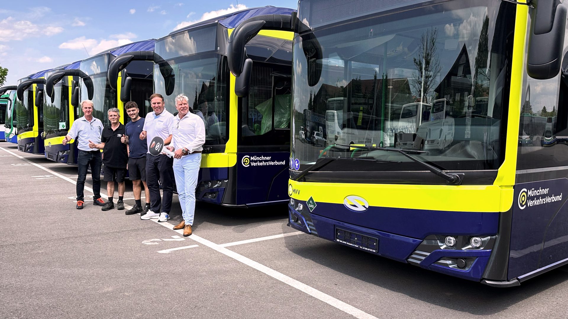 Solaris has just delivered 10 Urbino 12 hydrogen in Germany ...