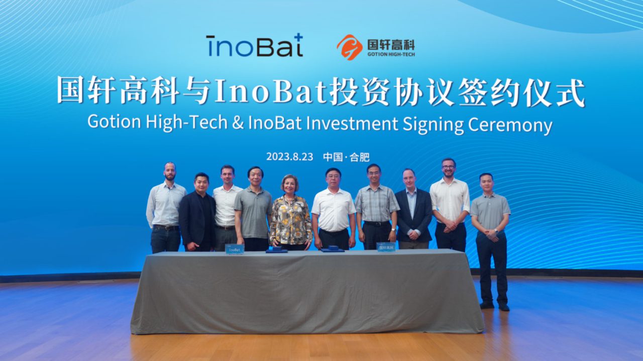 China's Gotion High Tech acquires 25 percent of battery specialist Inobat