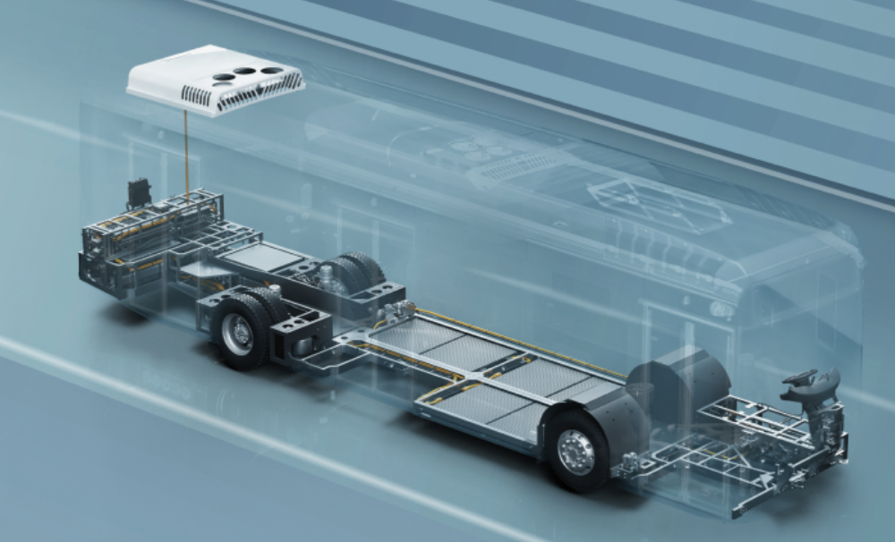 BYD will showcase in Busworld a double-decker built with UNVI and its 12-meter with Blade Battery