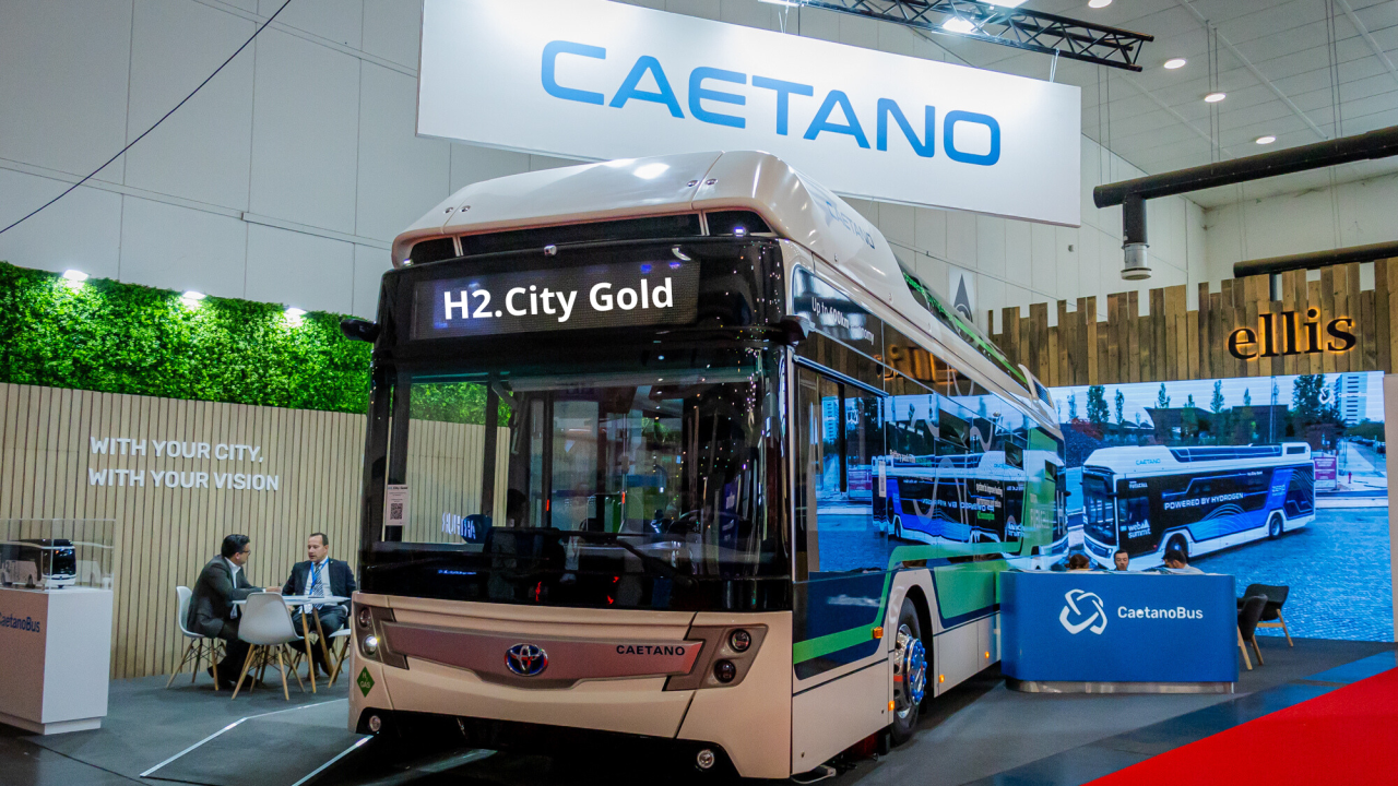 CaetanoBus European market leader for hydrogen buses with 32% market share