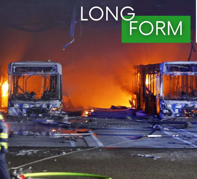 Mechanical stress and physical damage as causes for battery fire