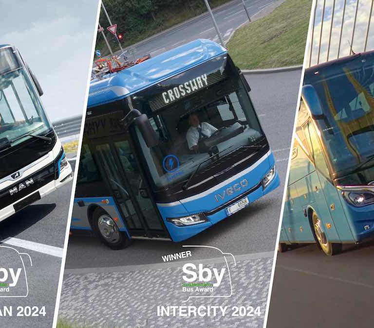 MAN, Iveco Bus and Setra win the Sustainable Bus Awards 2024