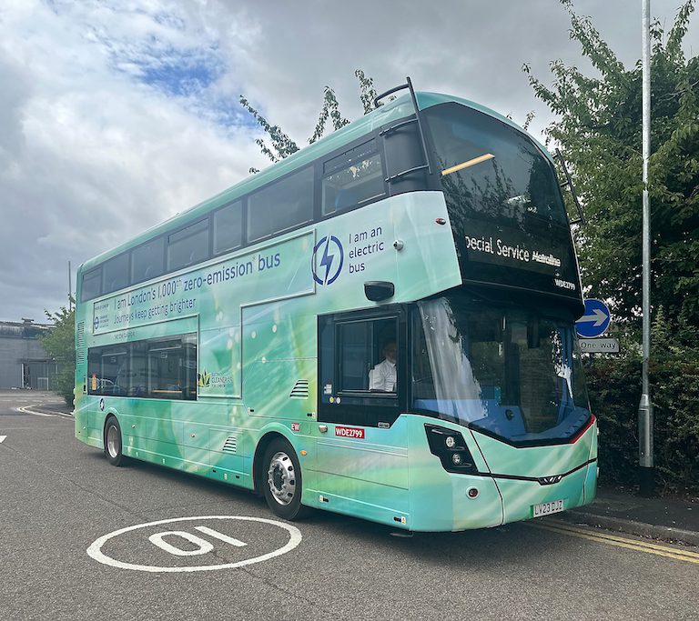 One-thousandth e-bus in London enters service (Voith playing a major role)