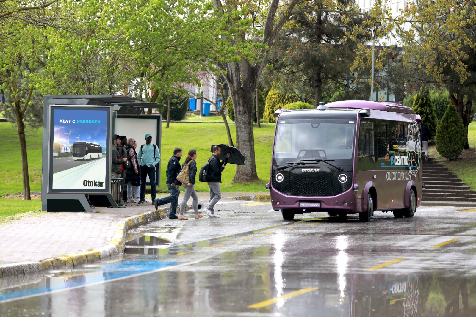 Otokar unveils Kent Hydrogen and e-Territo (plus driverless e-Centro ...