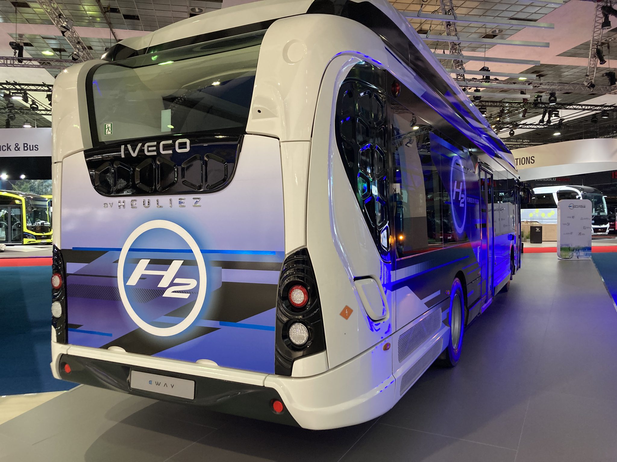 Iveco Bus e-buses on stage at Busworld are all equipped with new ADAS ...
