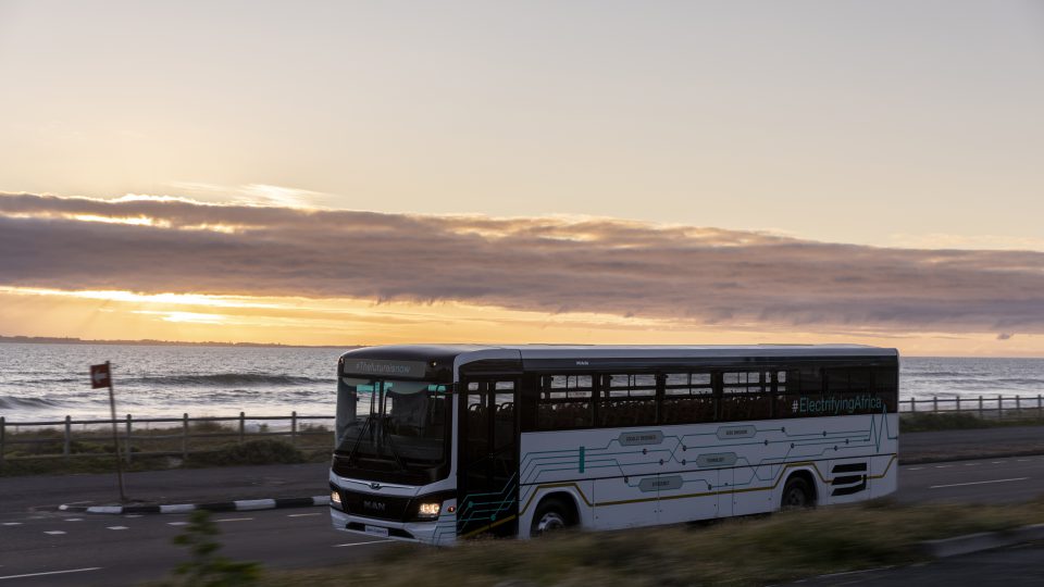 The first MAN e-bus delivered outside Europe goes in South Africa