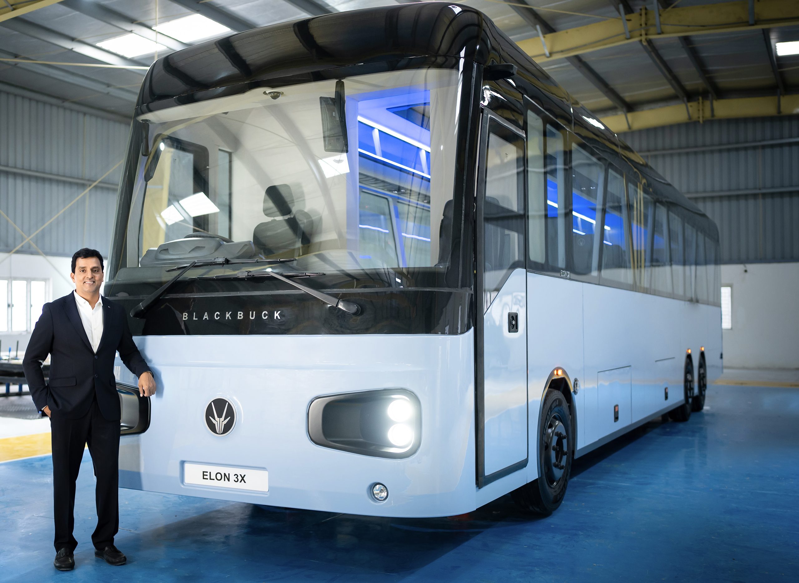 Blackbuck EV launches 13-meter e-bus for intercity transportation in ...