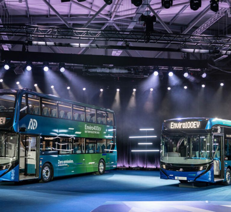 Next generation e-bus range by Alexander Dennis: Enviro100EV and 400EV ...