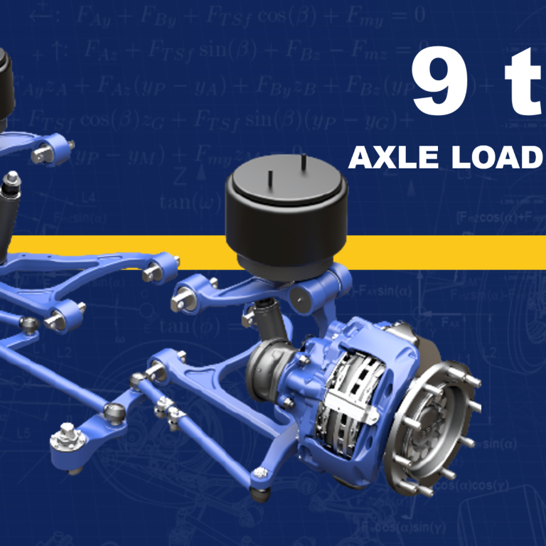 BRIST new 9ton-capable front independent axle with the next generation ...