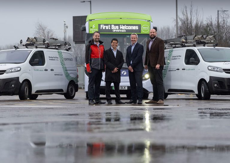 First Bus 'borrows' charging infrastructure to Openreach's EV fleet ...