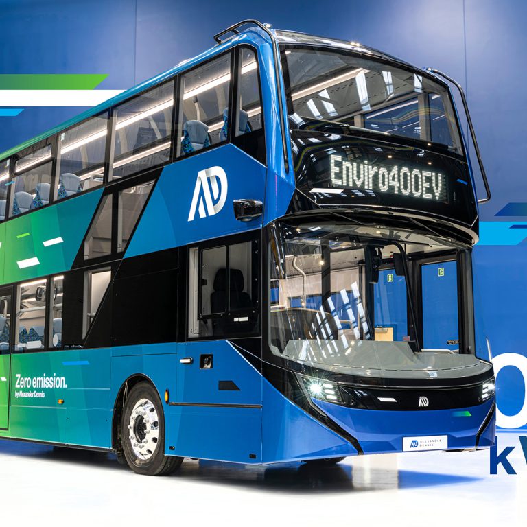 ADL, average energy consumption of just 0.67 kW/km for the Enviro400EV