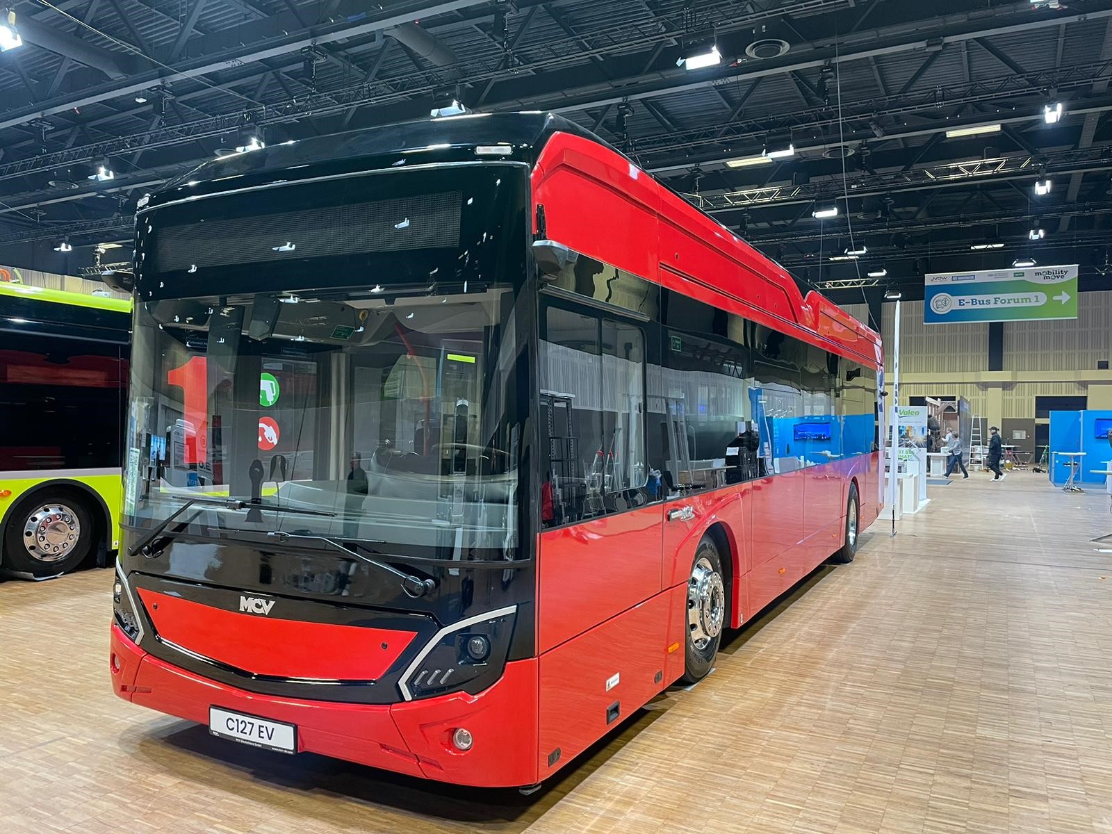 MCV heads to BUS2BUS, where it'll showcase the C127 EV in two seats layouts
