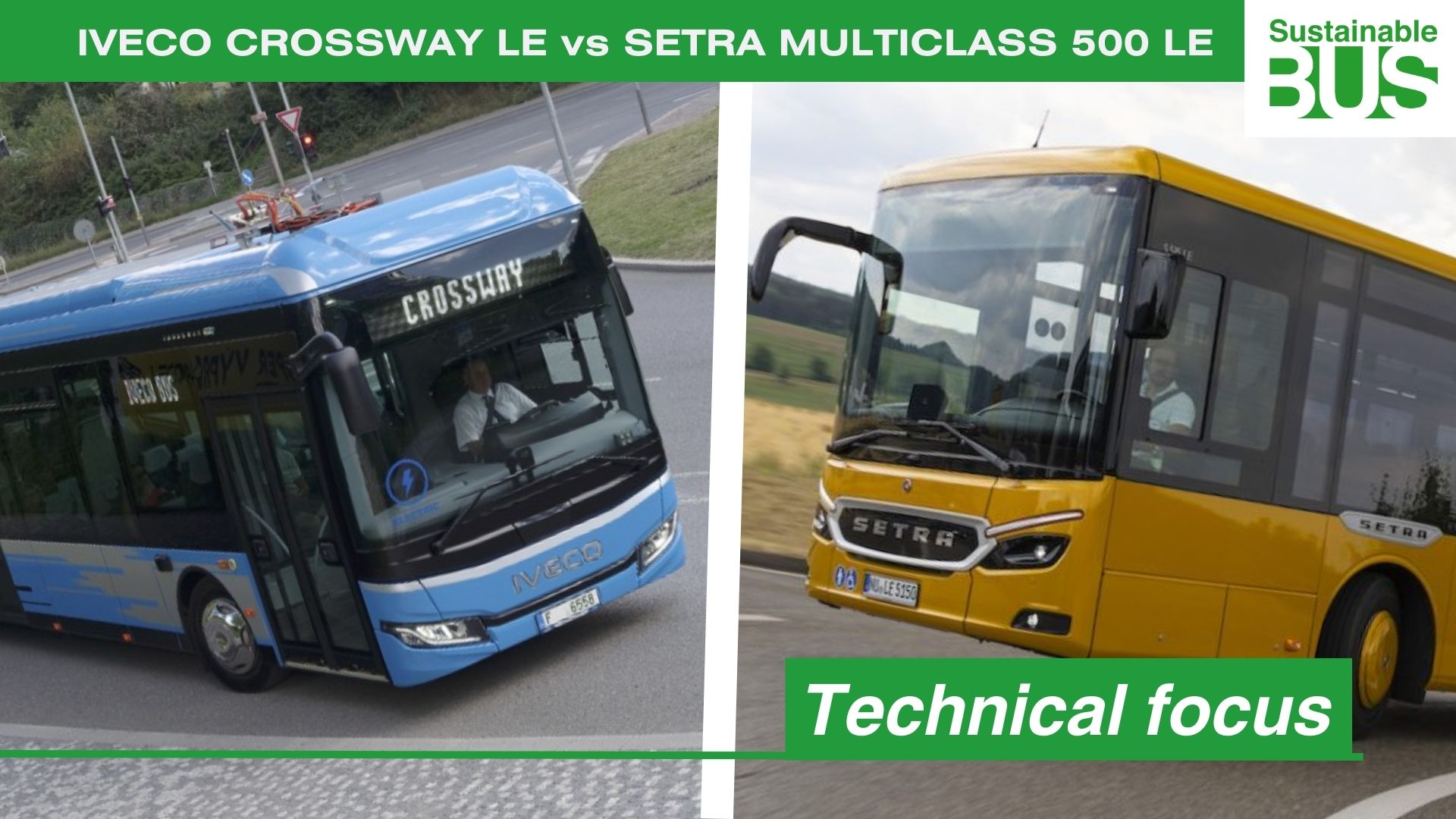 Iveco Bus Crossway LE vs Setra MultiClass S 500 LE: the Low Entry ...