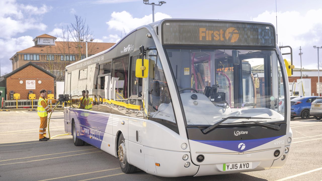 Time to take the road for First York 12 Optare Versa, repowered by ...