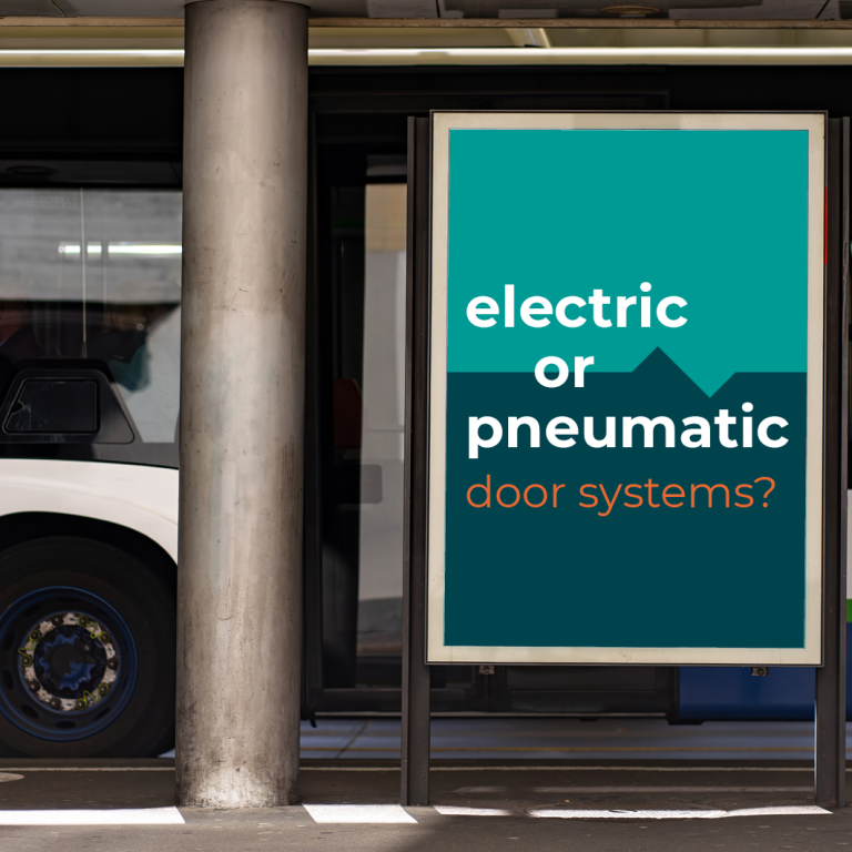 Bus door systems: electric or pneumatic mechanism? Take Ventura's words ...