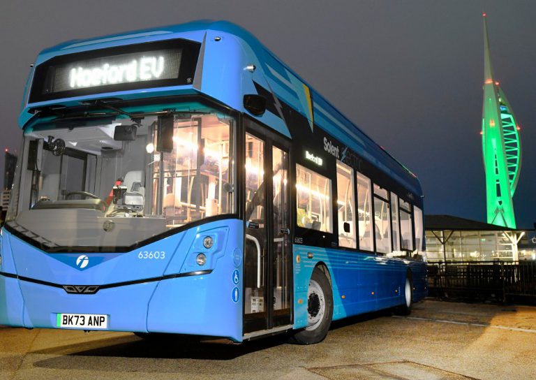 First electric buses for First Bus South entered service in Portsmouth ...