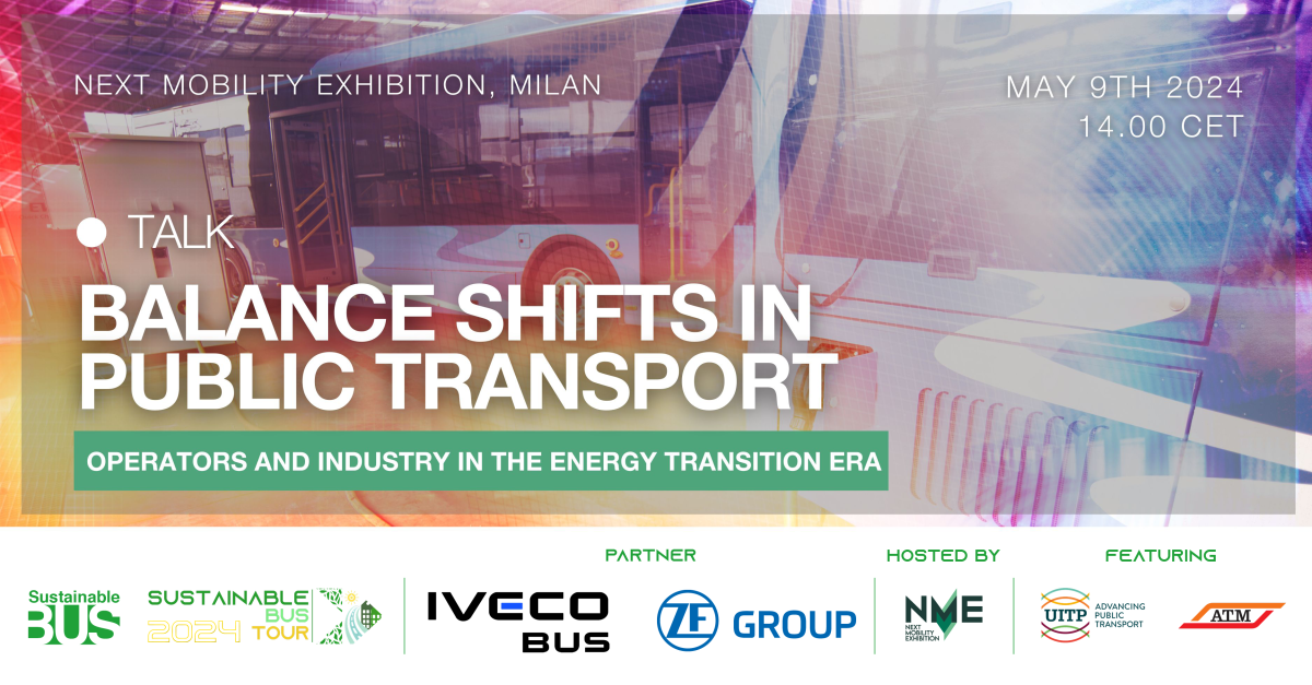 TALK | Balance shifts in public transport - Sustainable Bus