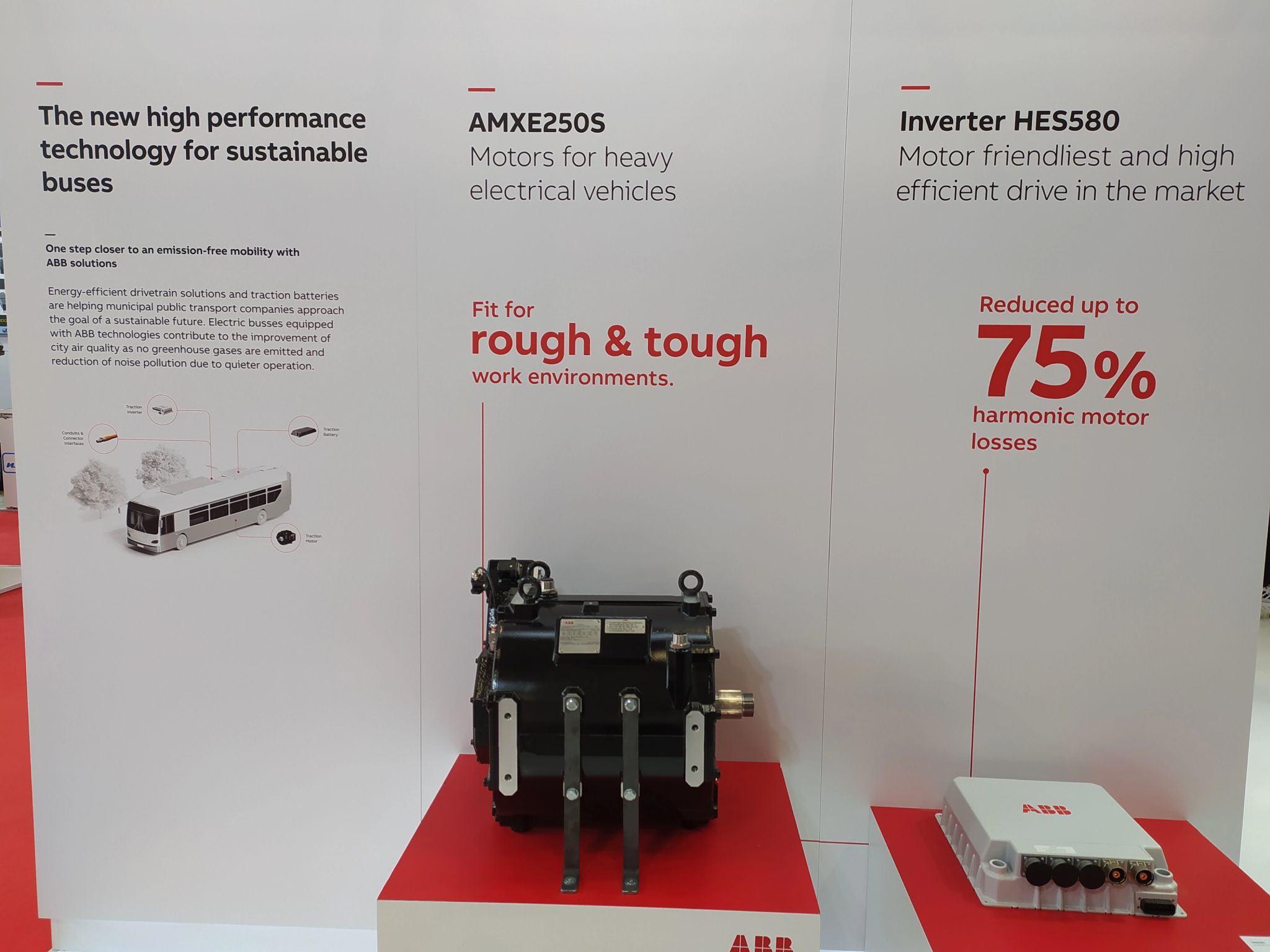 ABB launches new package motor + inverter tailored for electric buses