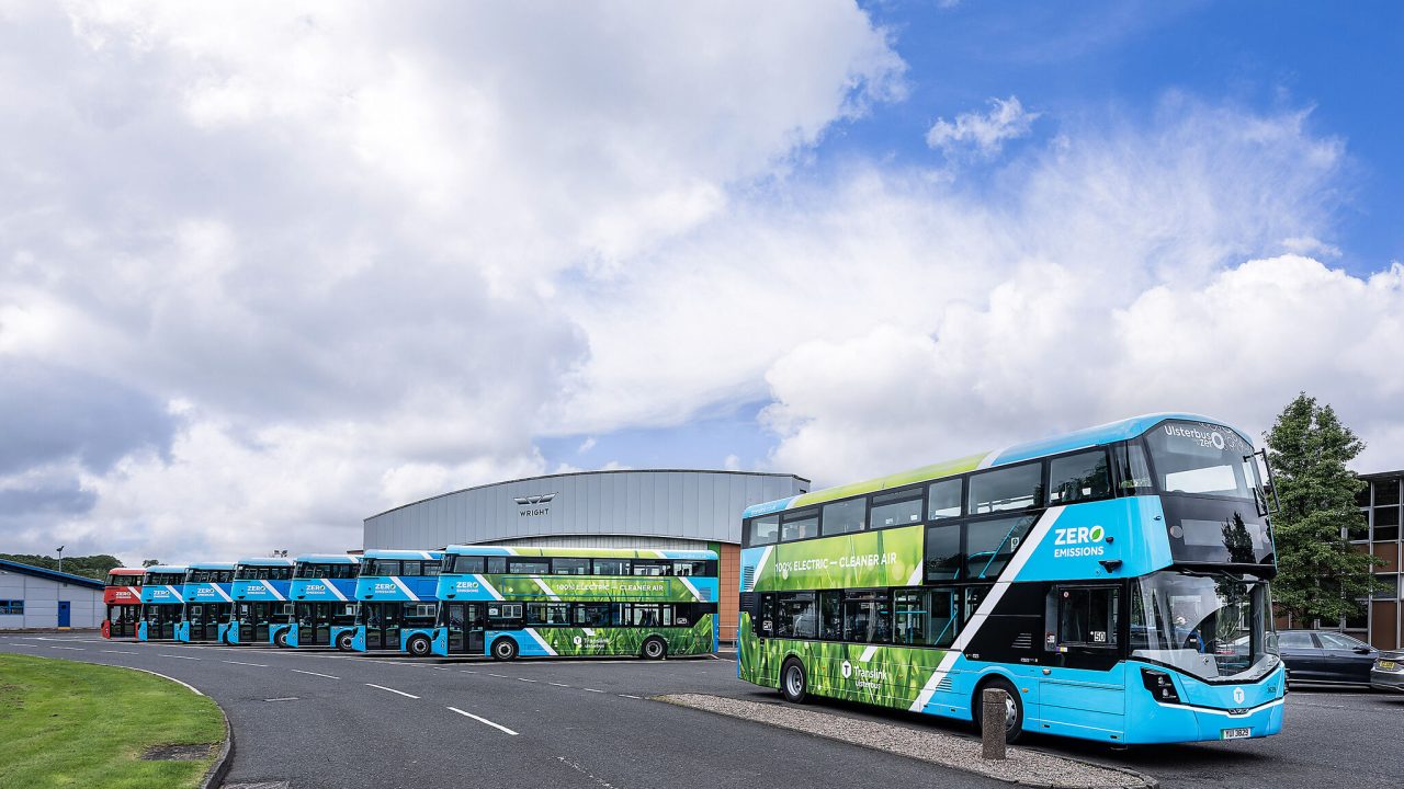 Translink took delivery of first Wrightbus e-buses (out of a 100-units ...