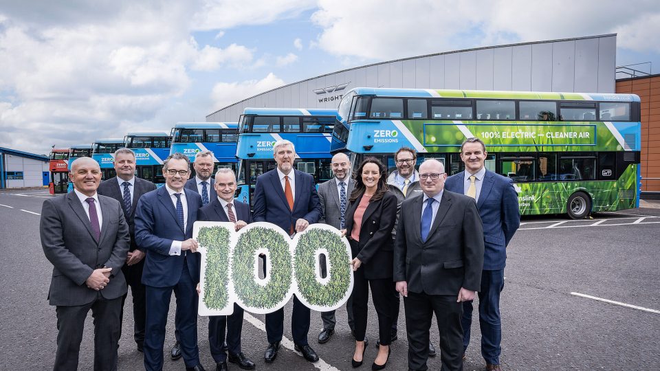 Translink took delivery of first Wrightbus e-buses (out of a 100-units ...