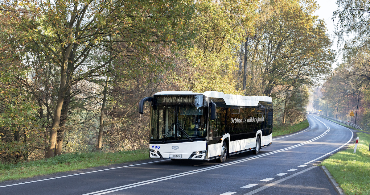 63 Solaris mild hybrid buses on their way to Łódź in Poland