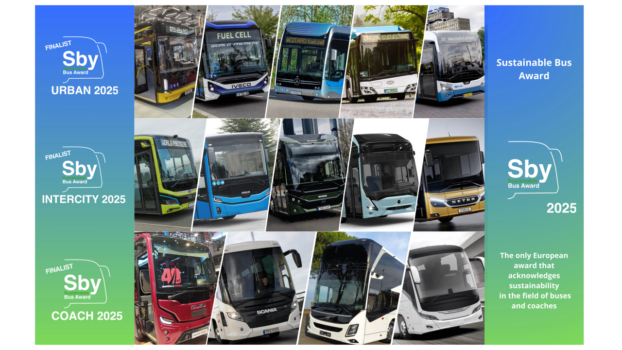 Sustainable Bus Awards 2025: check out the (14) finalists ...